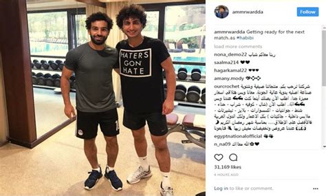 Warda Post Picture With Salah Ahead Of Tunisian Match Egypttoday