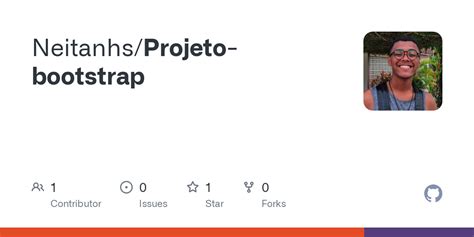 Github Neitanhsprojeto Bootstrap