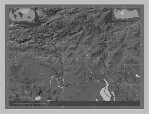Ankara Turkiye Grayscale Capital Stock Illustration Illustration