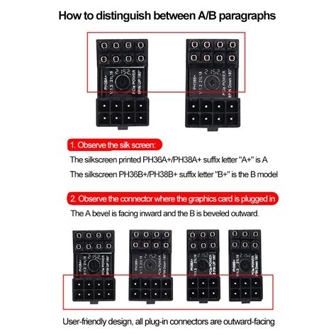 บอร์ดพาวเวอร์ Gpu 6 Pin Gpu Power Connector Gpu Pcie สําหรับคอมพิวเตอร์