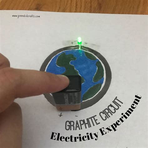 Graphite Circuit An Electricity Science Experiment With Just 3 Items