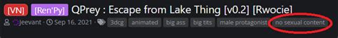 Vn Renpy Completed Qprey Escape From Lake Thing V12 Extended