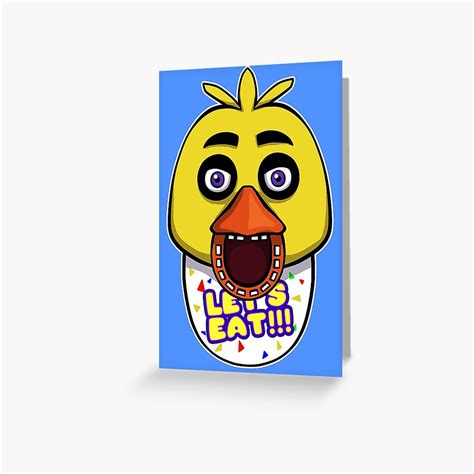 Tarjetas De Felicitación Cinco Noches En Freddys Fnaf Chica De