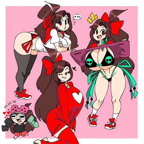 Rule 34 1girls Big Breasts Brown Hair Choker Ear Piercing Flashing