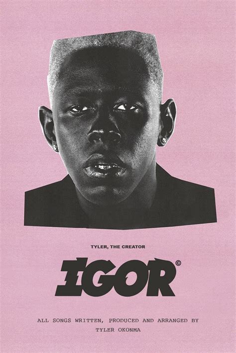 Tyler The Creator Igor Poster Poster Plus Australia