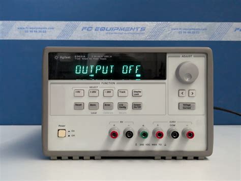 E3631A TRIPLE OUTPUT DC POWER SUPPLY KEYSIGHT TECHNOLOGIES AGILENT HP 0 6V 5A 0