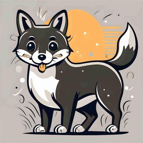 Premium Photo Cute Animal 2d Design