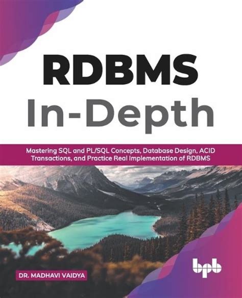 RDBMS In Depth Mastering SQL And PL SQL Concepts Database Design