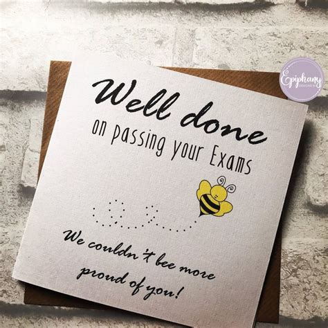 Exam Congratulations You Passed Aqe Gcse A Level Degree Etsy How To