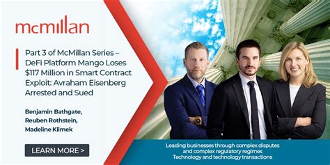 Mcmillan Llp On Linkedin Part 3 Of Mcmillan Series Defi Platform