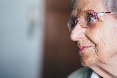 Profile Of An Old Lady By Stocksy Contributor Michela Ravasio Stocksy