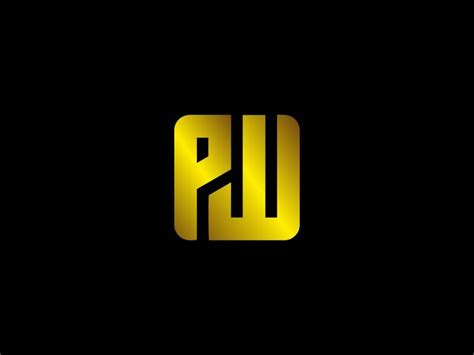Premium Vector Pw Logo Design