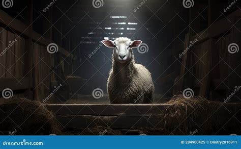 Sheep On A Wool Farm Stock Illustration Illustration Of Mammal