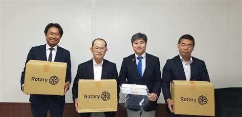 横浜鶴見北ロータリークラブ 鶴見区医師会、同訪問看護ステーション、鶴見区歯科医師会、鶴見区薬剤師会様にフェイスシー