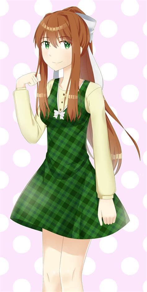Monika Is Wearing Casual Clothing For Her Date With You~ 💚💚💚 By