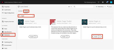 add adobe target with tags adobe data collection