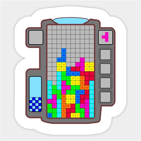 Tetris Retrogame Sticker