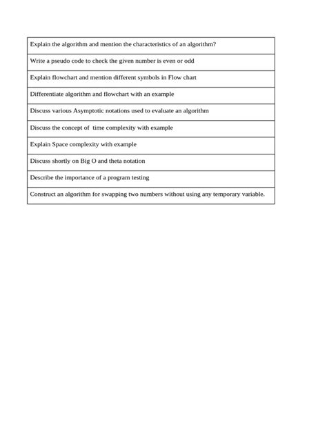Ip Qb For Mid Pdf Algorithms Mathematics