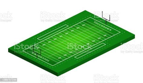 미식 축구 필드 일러스트의 벡터 플랫 등대 보기 추상 등색 스포츠 일러스트레이션 경쟁에 대한 스톡 벡터 아트 및 기타 이미지 경쟁 대학교 등측투영법 Istock