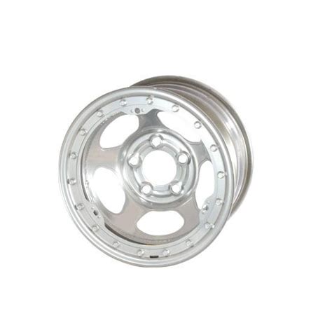 Bassett 58a53sl 15x8 Inertia 5x5 3 Bs Silver Beadlock Wheel