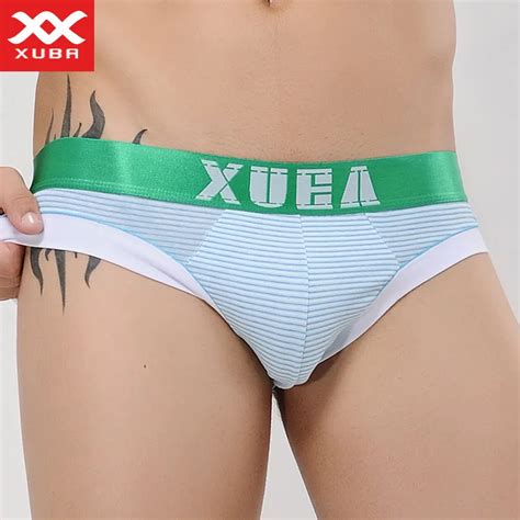 Fashion Gay Men Underwear Brand Xuba 100 Cotton Mens Briefs Shorts