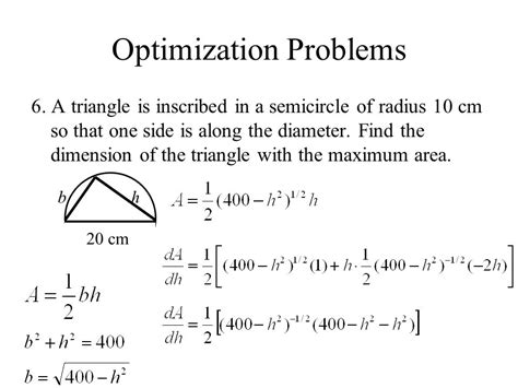 Optimization Problems Worksheets Library