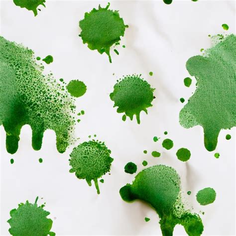 Premium AI Image A Close Up Of A Sheet Of Paper With Green Paint