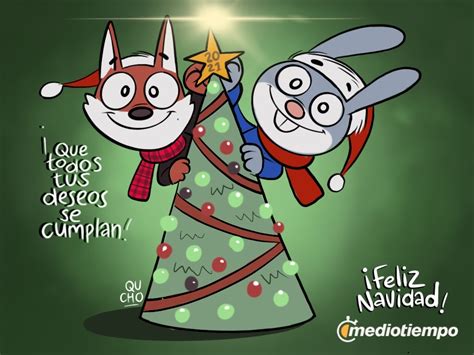 ¡feliz Navidad Que Tus Deseos Se Cumplan Mediotiempo