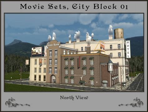 Movie Sets City Block 01 3d Models Dreamlandmodels