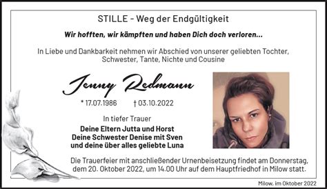 Jenny Redmann Bestattungshaus Schnee