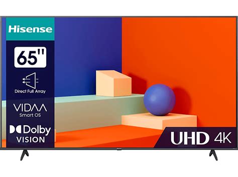 HISENSE 65A6K LED TV (Flat, 65 Zoll / 164 cm, UHD 4K, SMART TV ...