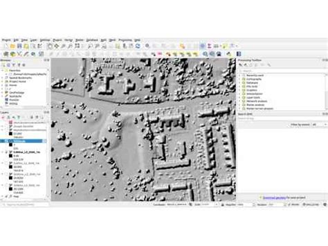 QGIS LIDAR Data