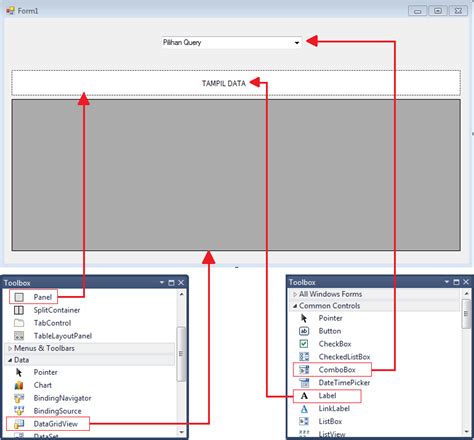 cara mengoneksikan database ms access dengan visual basic 2010