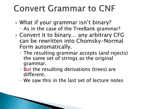 Convert Grammar To Cnf Pptx