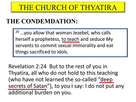 Christ Evaluates The Church At Thyatira Ppt