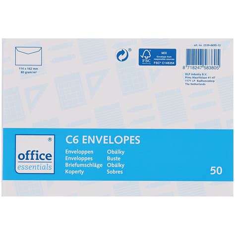 Office Essentials Enveloppen C6