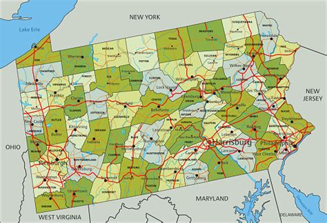 Highly Detailed Editable Political Map With Separated Layers