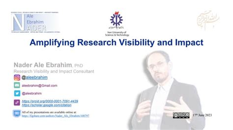 Amplifying Research Visibiamplifying Research Visibility And Impact