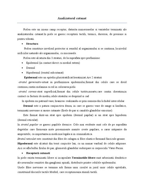 Analizatorul Cutanat Pdf