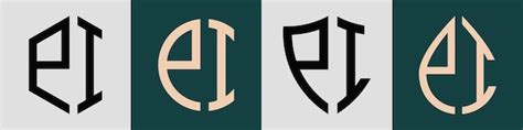 Premium Vector Creative Simple Initial Letters Pi Logo Designs Bundle
