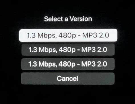 Infuse Plex Is There A Way To Bypass Disable The Select A Version
