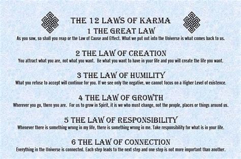 12 Laws Of Karma Yoga Art Karma Wall Art Cause And Efect Etsy