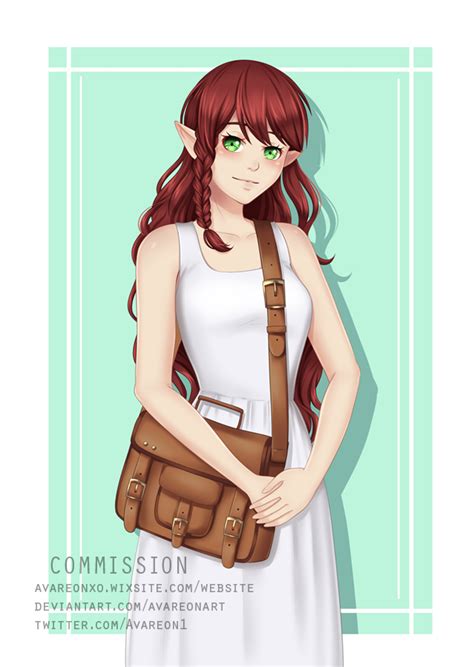 Comm Elf Girl By Avareonart On Deviantart