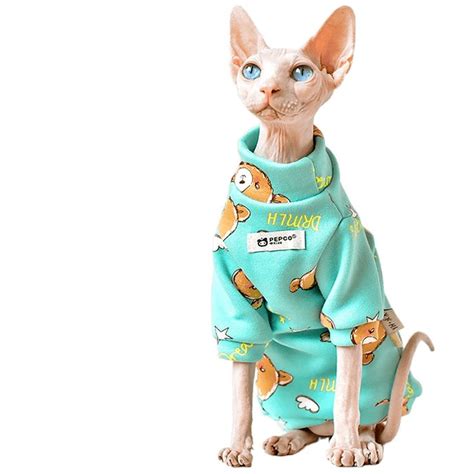 Smooth Soft Fabric Devon Rex Conis Cat Sweater Velvet Sphinx Hairless