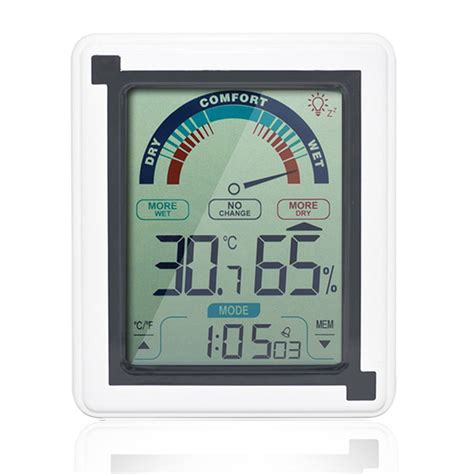 Electronic Weather Clock Temperature Humidity Mete Grandado