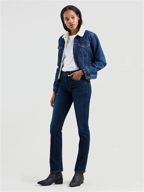 724 High Rise Slim Straight Womens Jeans Dark Wash Levis® Us In