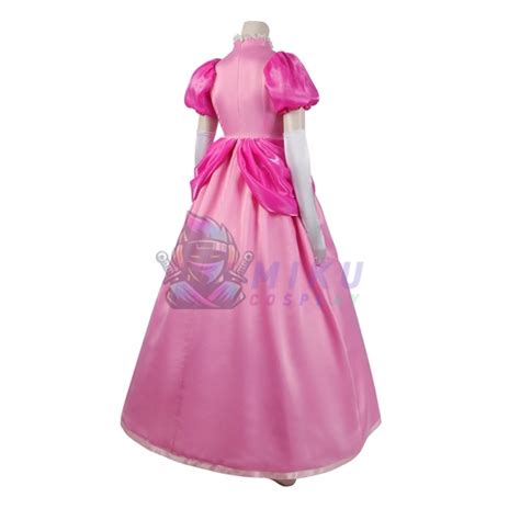 The Super Mario Princess Peach Toadstool Costume Mikucosplay