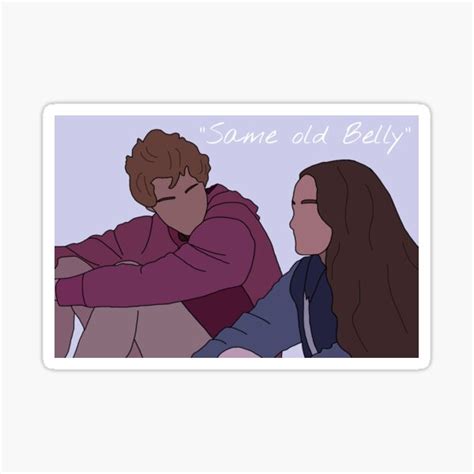 Tsitp Belly And Conrad Sticker For Sale By Amateurdesigns Redbubble