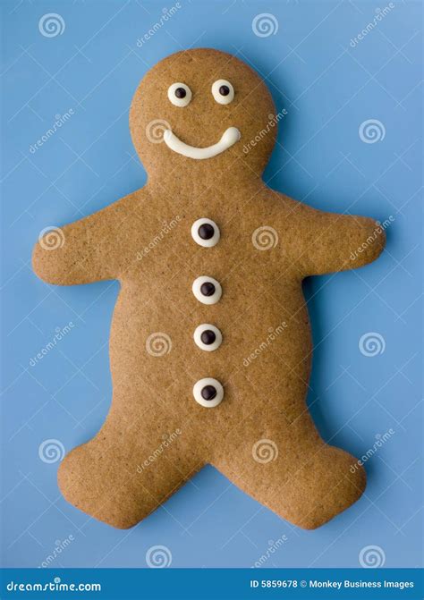 De Mens Van De Peperkoek Stock Foto Image Of Behandel 5859678