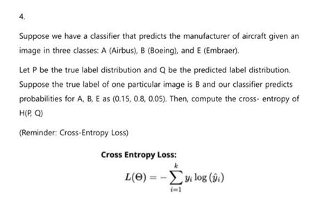 Solved 4 Suppose We Have A Classifier That Predicts The